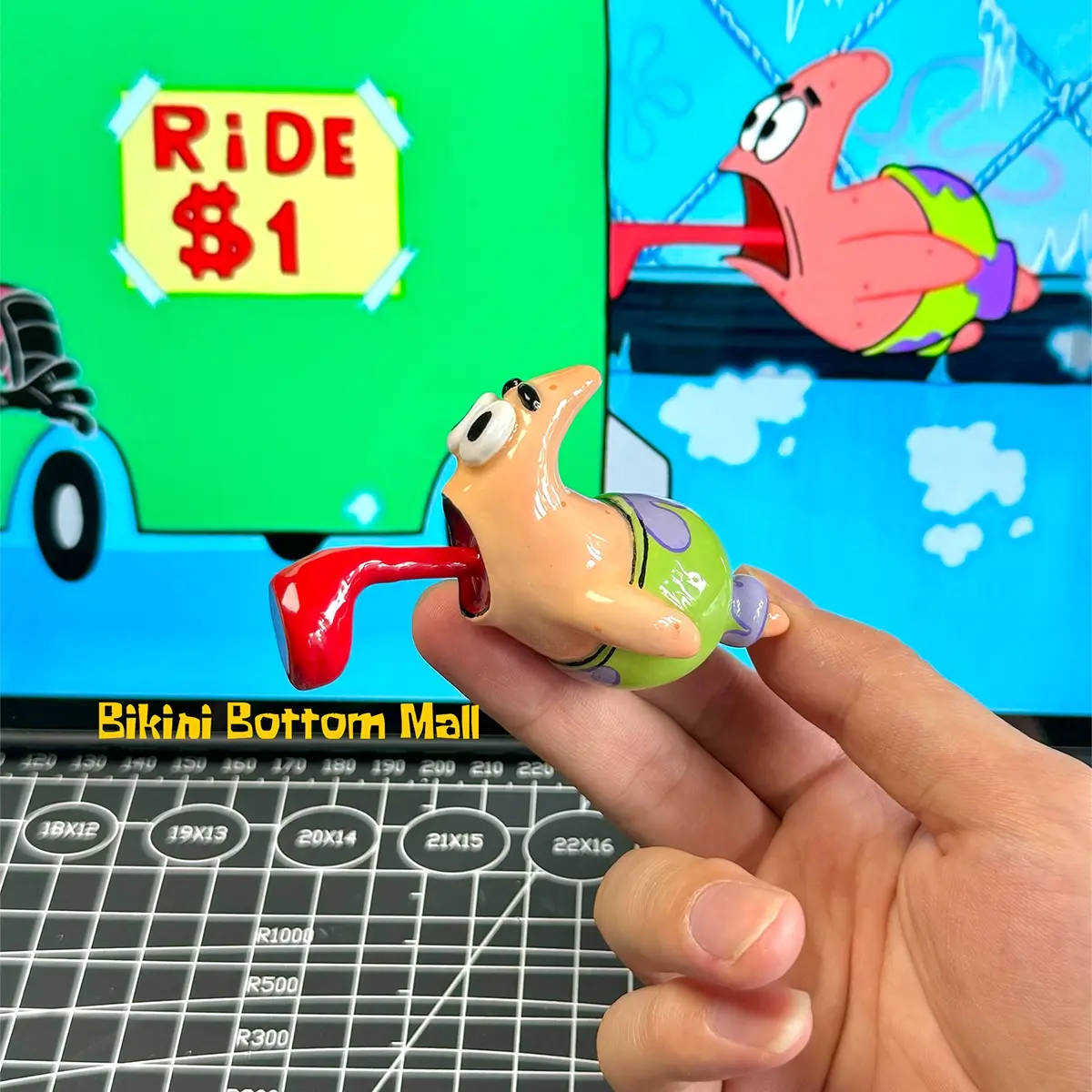 Tongue-Stuck Patrick Star Fridge Magnet