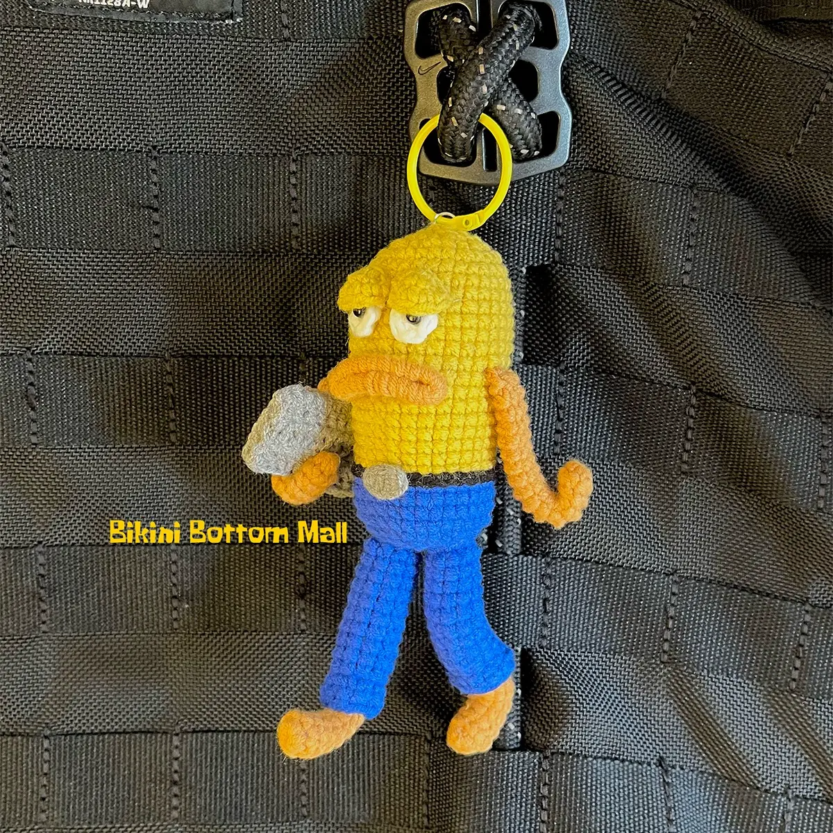 SpongeBob Fish Steve (Incidental 107) Crochet Plushie Bag Charm