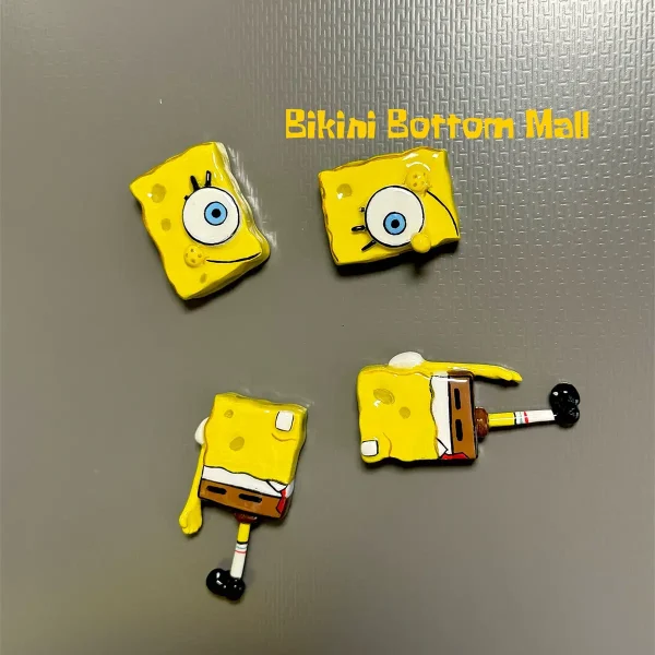 Four-pieces SpongeBob Fridge Magnets
