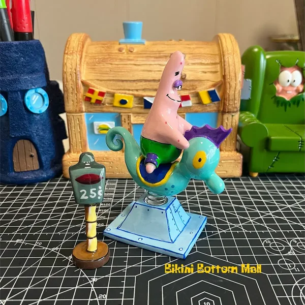 Patrick Riding A Seahorse