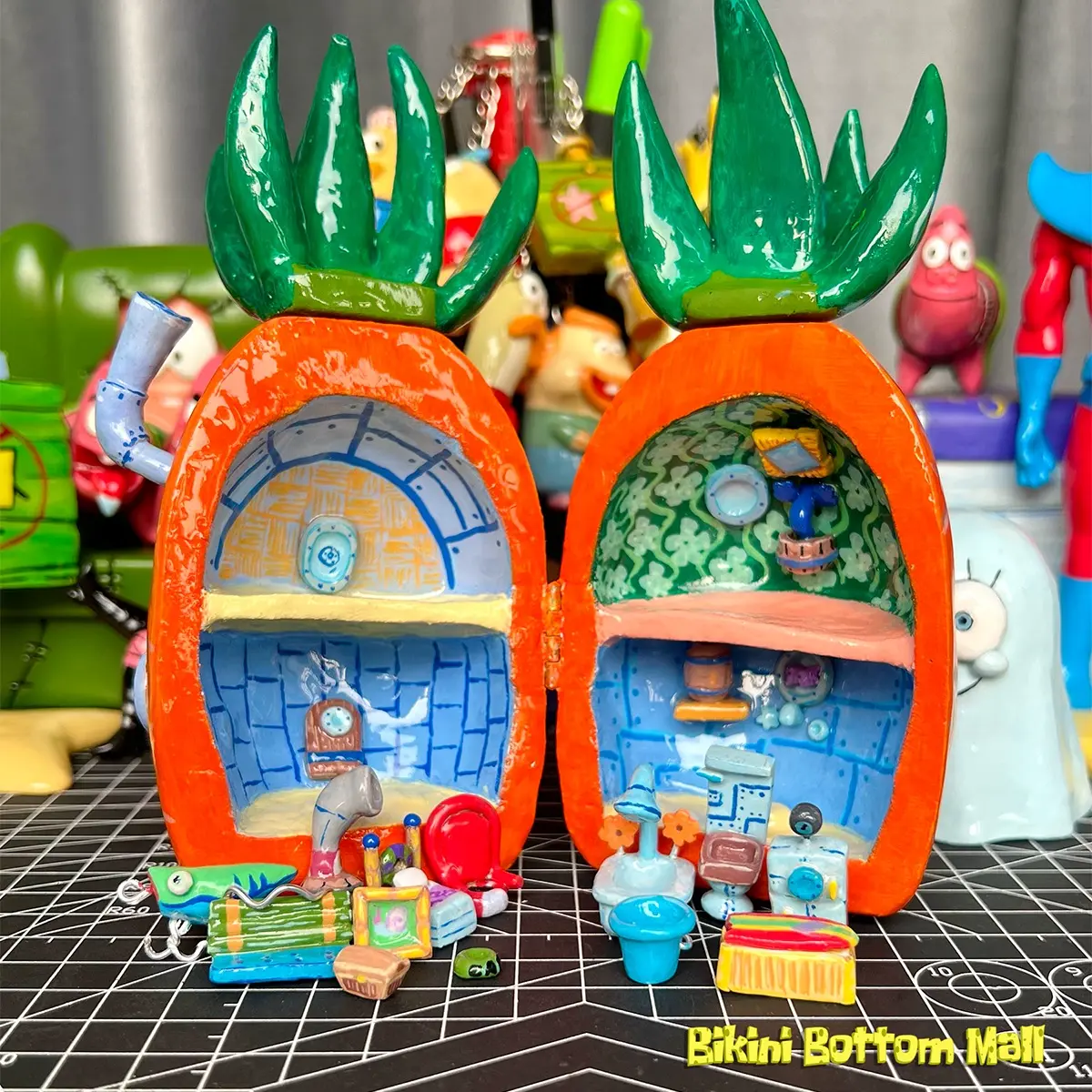 SpongeBob Pineapple House Clay Ornament